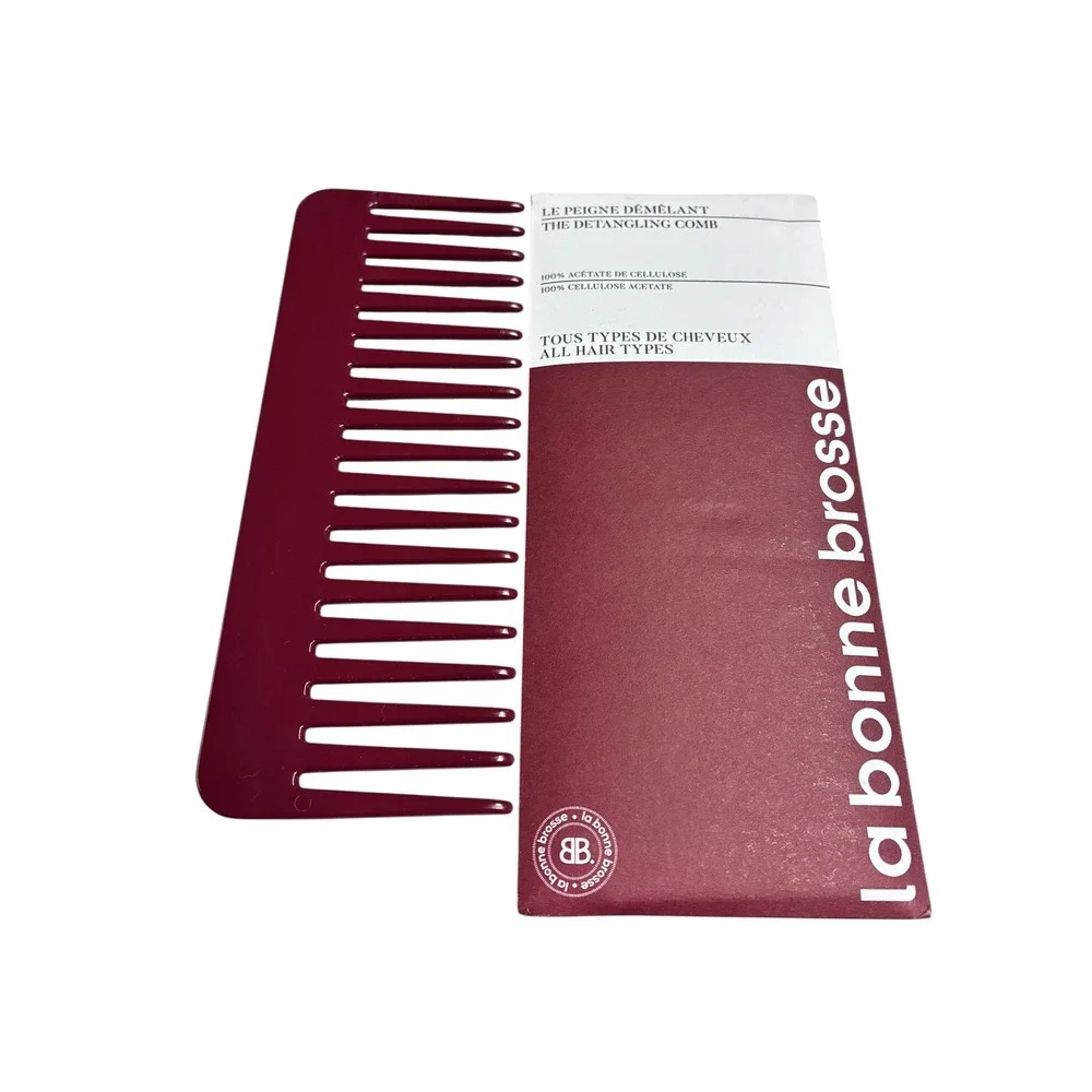 La Bonne | Accessories | La Bonne Brosse Detangling Comb Red Cellulose ...
